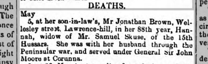 Remarkable Women: Following the Drum. Biddy Skiddy – Hannah Scuse ...