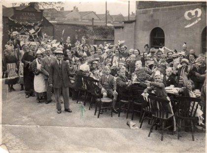 Coronation Street Party, George VI, Herbert Street, Whitehall, 1937 ...